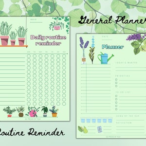 Plant Planners | Daily Planner PDF| Action Planner | Priority Planner ...