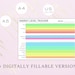 Energy Level Monthly Tracker | Printable Energy Tracker | Symptoms ...