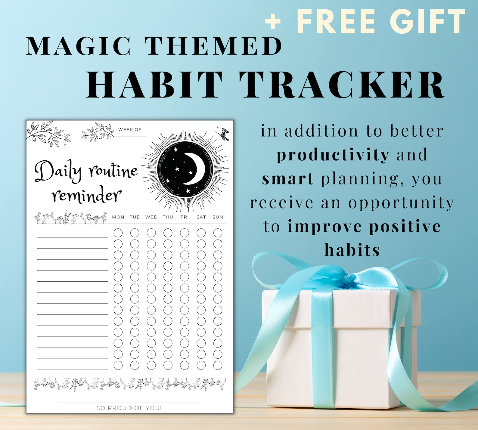 ADHD Daily Planner | Priority Square Printable | Adult ADHD ...