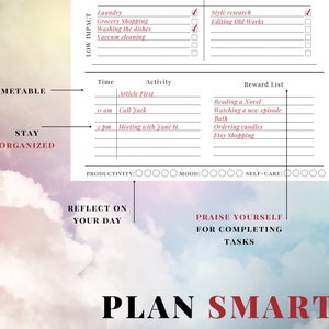 ADHD Priority Daily Planner | Priority Printable | Adult ADHD ...