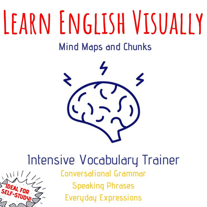 Learn English Bundle PDF Idioms, Vocabulary, Grammar Visual Printable ...