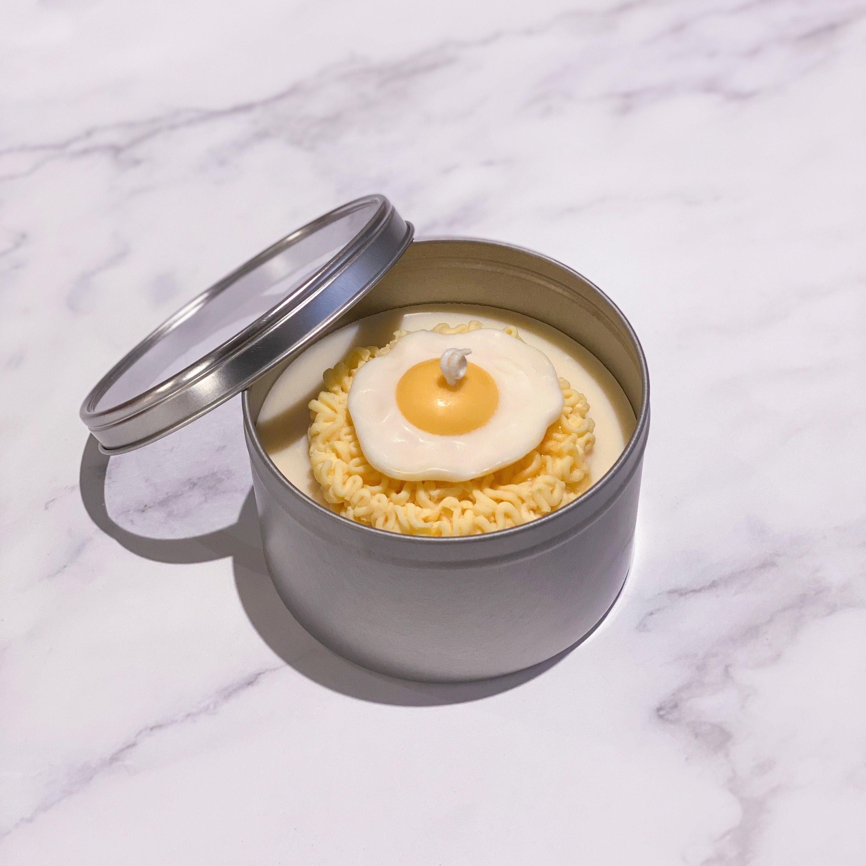 Ramen Noodle Candle With Egg 16 Oz Natural Soy Wax Candle - Etsy