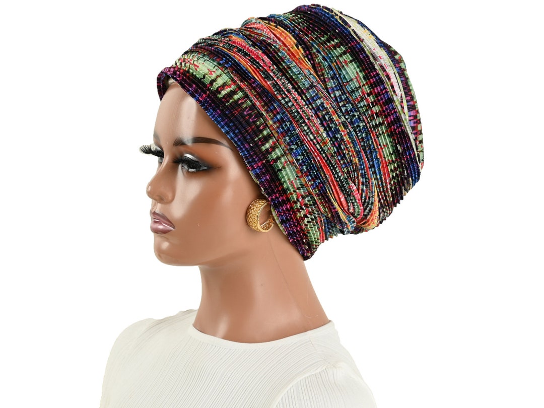 WOMEN PRE-TIED Luxury Turbans Limited Edition Elegant Wedding Instant ...