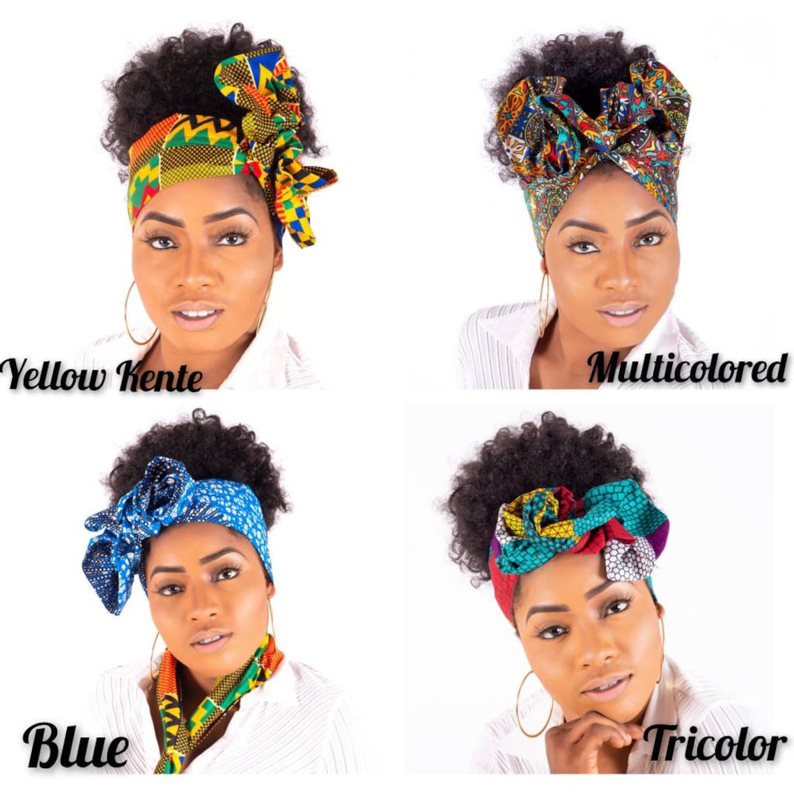 Wire Headbands, African Print Headbands, Boho Headbands, Dolly Bow ...