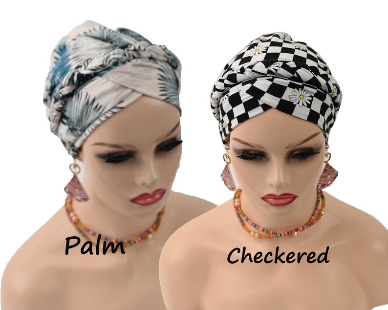 CHEMO Caps Pre-tied BRAIDED Cancer Beanies Chemo Headwear Cancer Caps ...