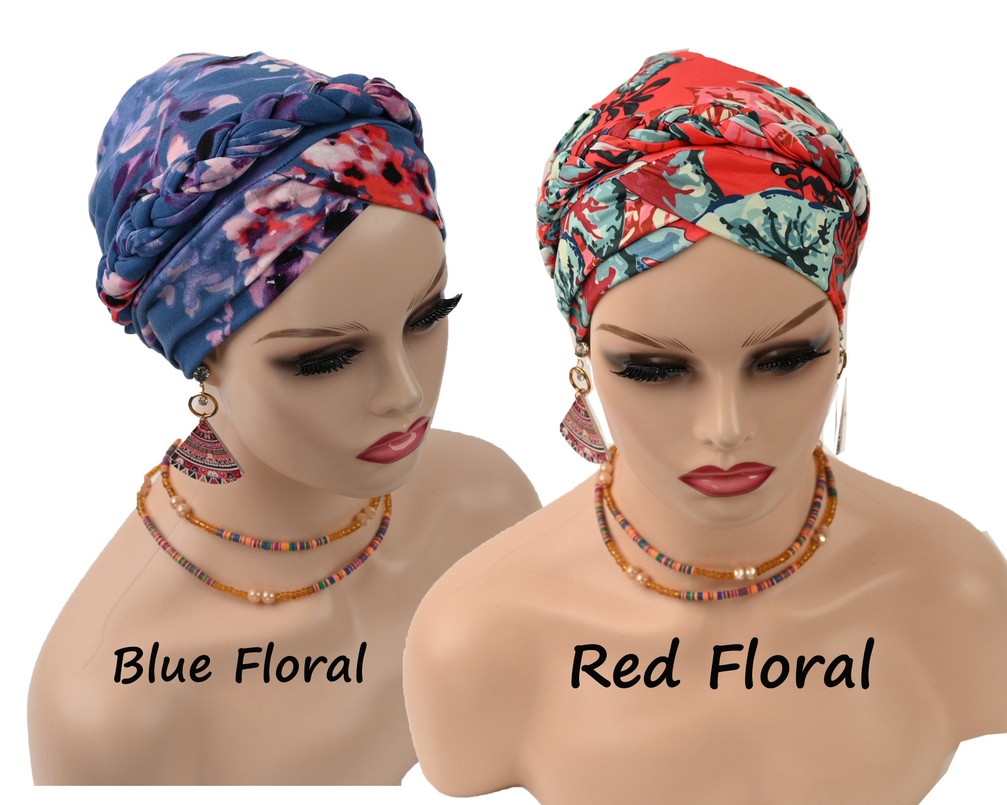 CHEMO Caps Pre-tied BRAIDED Cancer Beanies Chemo Headwear Cancer Caps ...