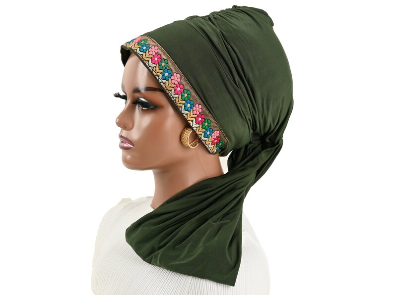 ELEGANT Limited Edition PRE-TIED Luxury Turbans With Appliqué Wedding ...