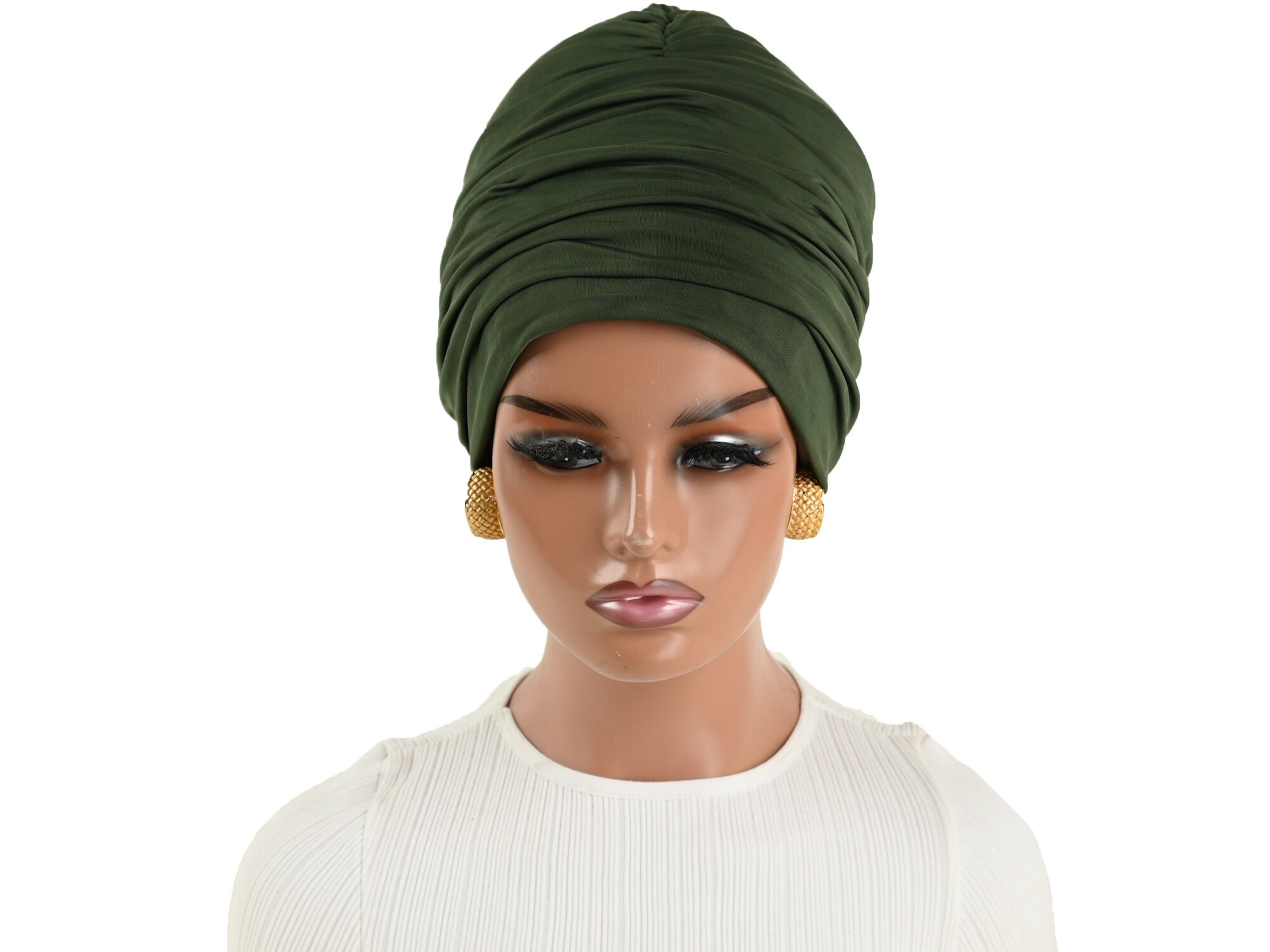 ELEGANT Limited Edition PRE-TIED Luxury Turbans With Appliqué Wedding ...