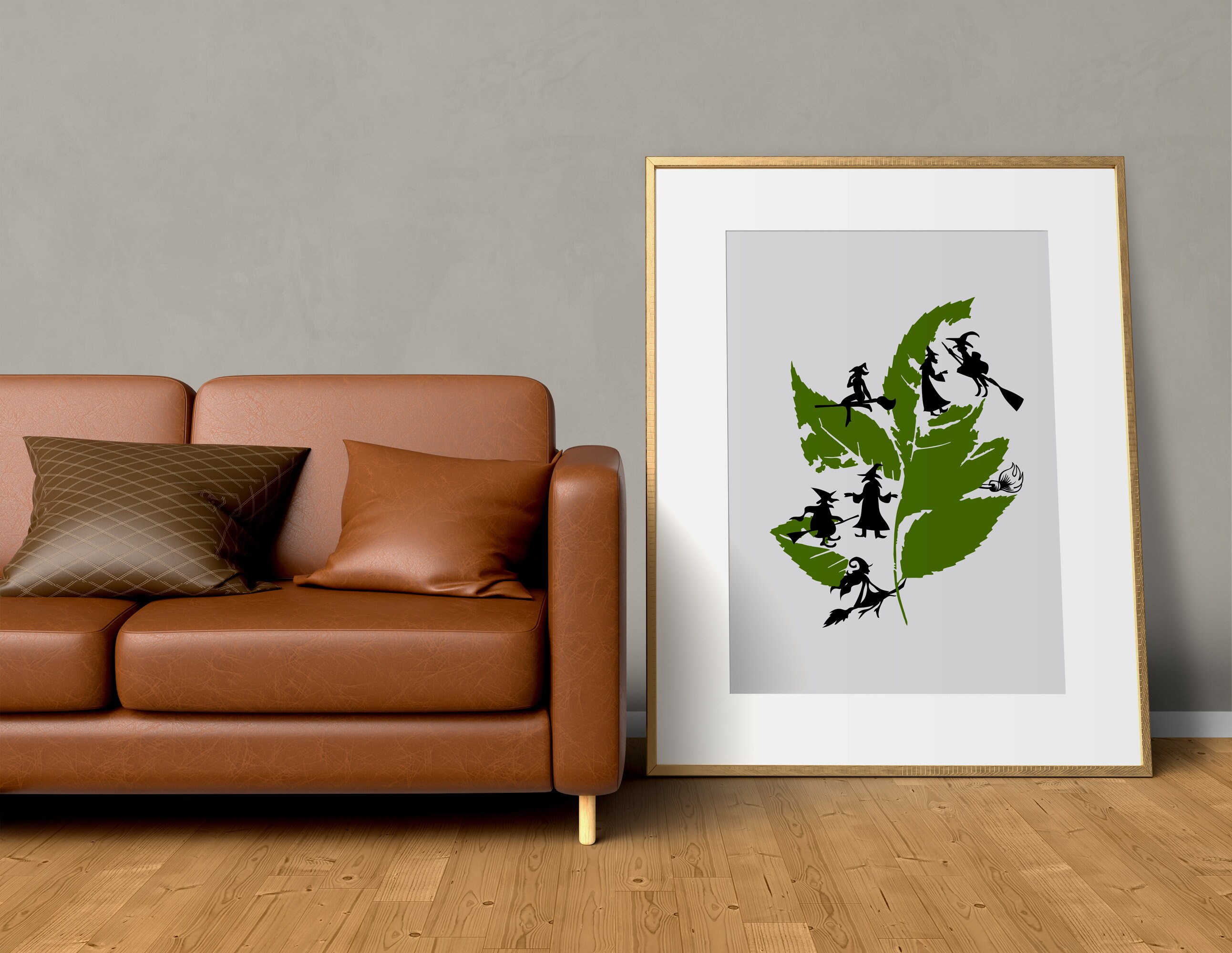 Witch Friend Poster Dark Green Witch Witchy Wall Art Wicca - Etsy