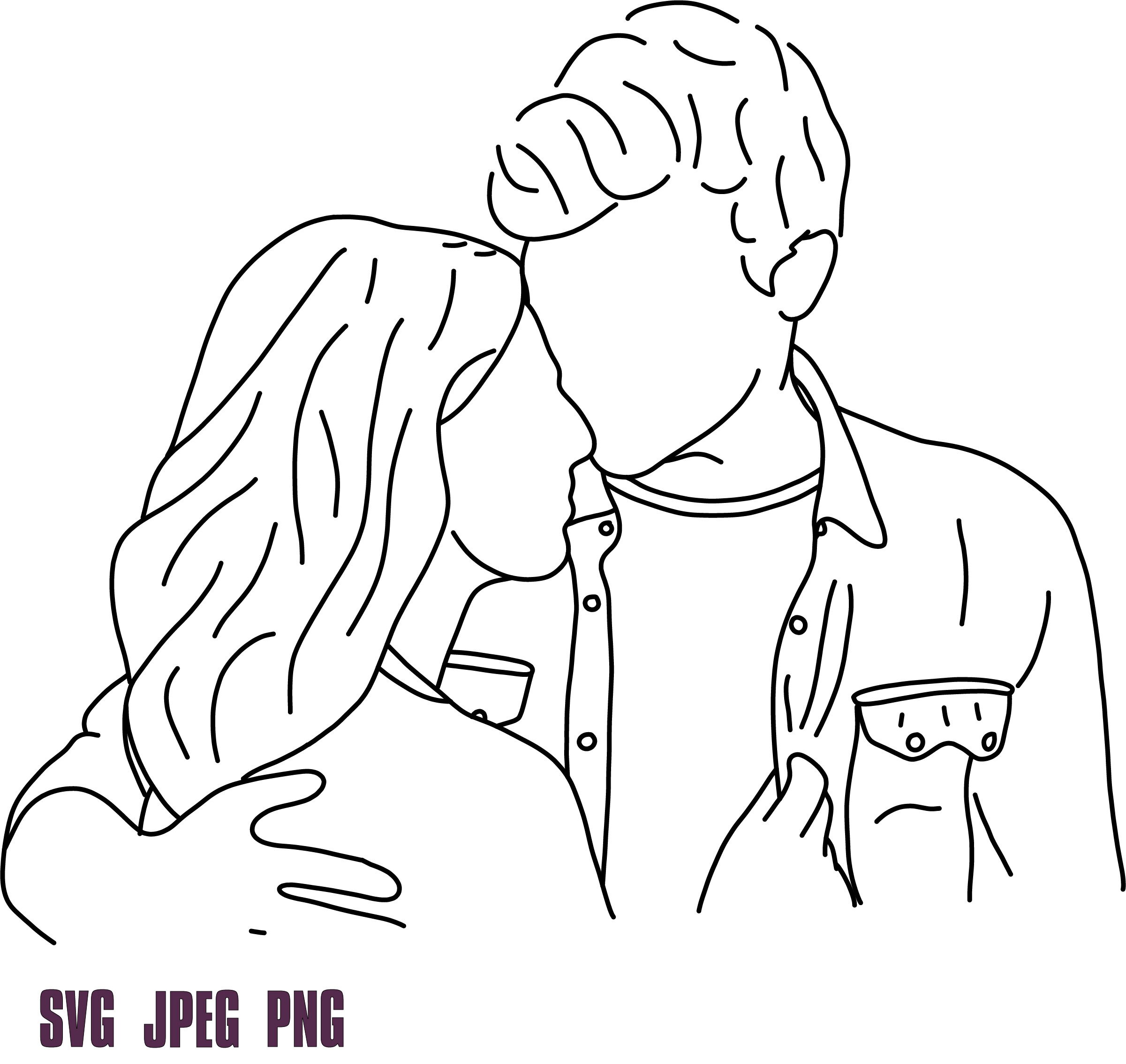 Custom Line Drawing Personalized Line Art Minimalist - Etsy