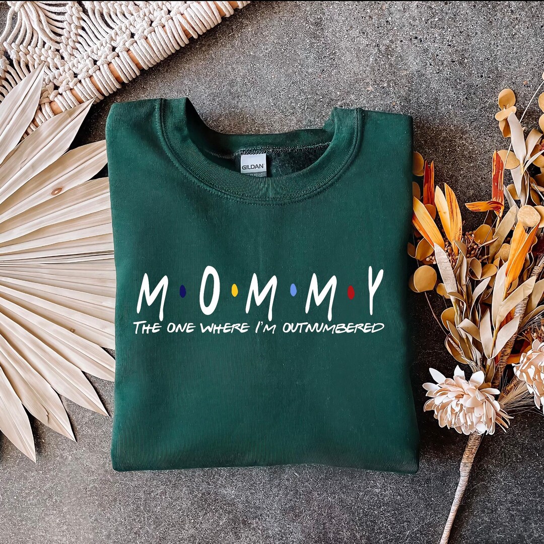 Outnumbered Mommy Sweatshirt, Funny Mom Life Sweater - Etsy