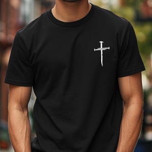 Faith Cross Shirt: Christian Graphic Tee, Religious Gift - Etsy