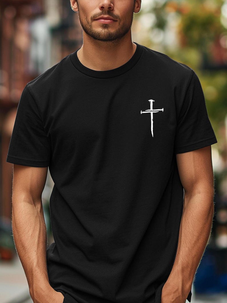 Faith Cross Shirt: Christian Graphic Tee, Religious Gift - Etsy