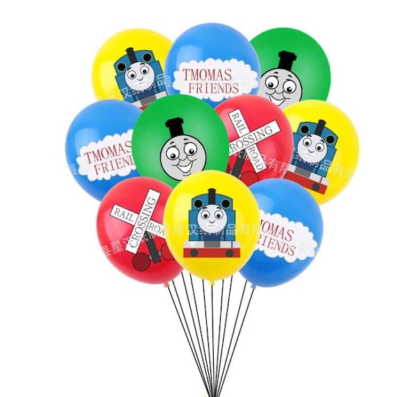 Paper & Party Supplies Thomas Tank Engine Themed Latex Balloons Kids ...