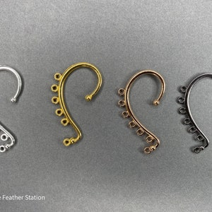 Opening Sale Metal Ear Cuffs, Colour Options Silver Gold Bronze Black ...