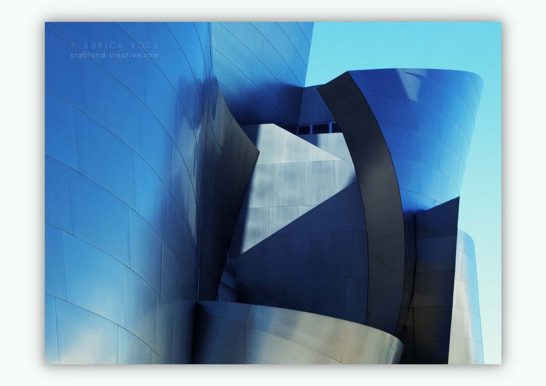 Disney Concert Hall on Canvas Architecture Wall Pictures Living Room ...
