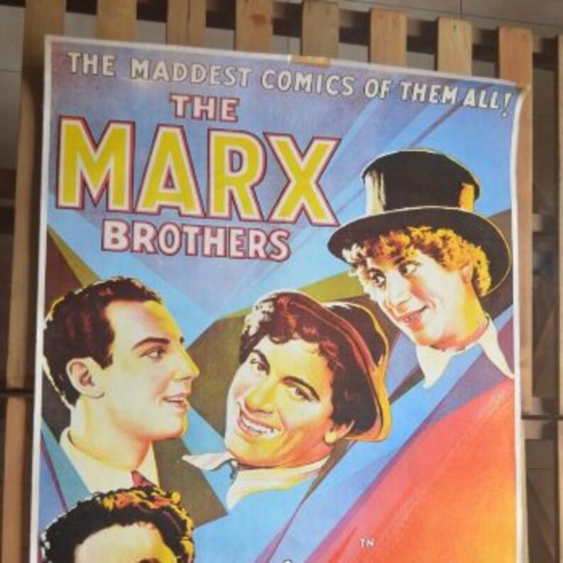 Original Poster Animal Crackers marx Brothers 1983 - Etsy
