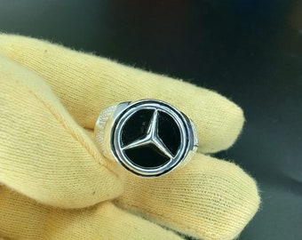 Mercedes Benz Mens Ring - Etsy
