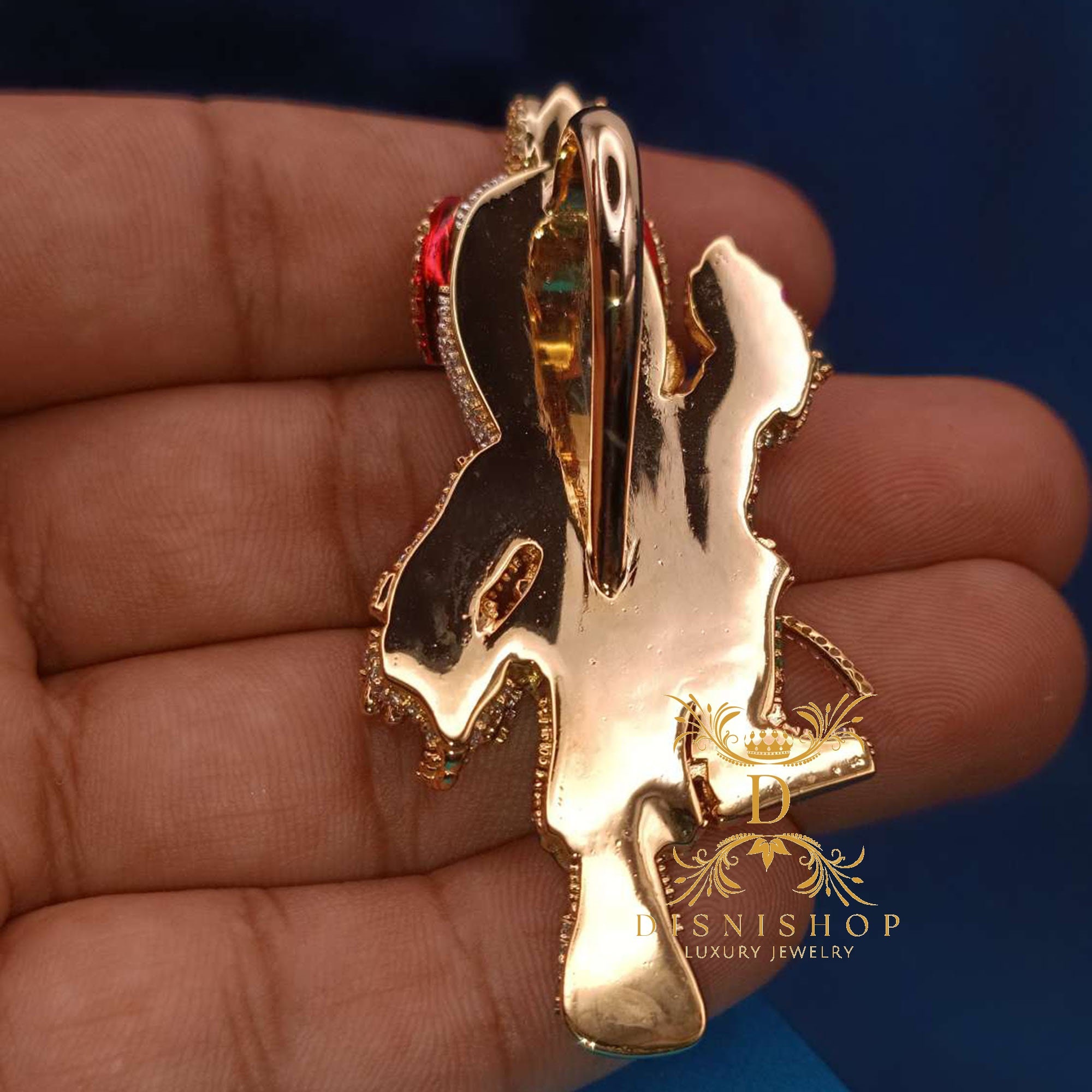 Street Fighter Warrior Akuma Character Pendant, Iced Out Charm Akuma ...