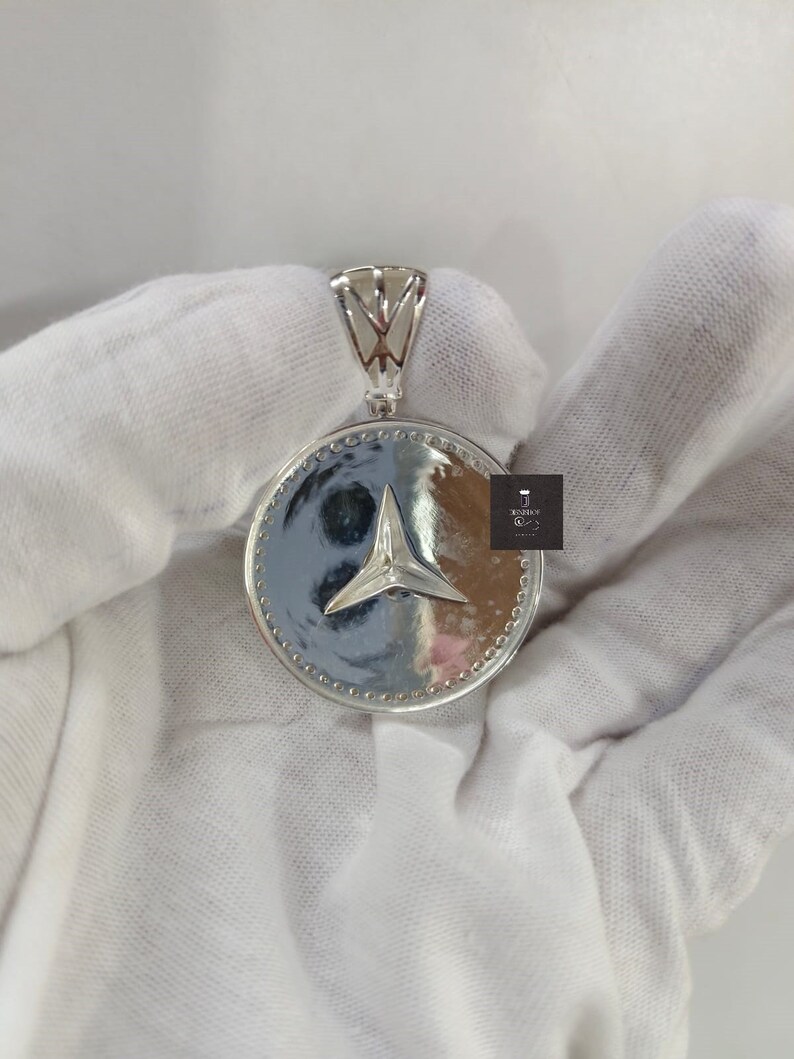 Mercedes Benz Logo Pendant - Etsy