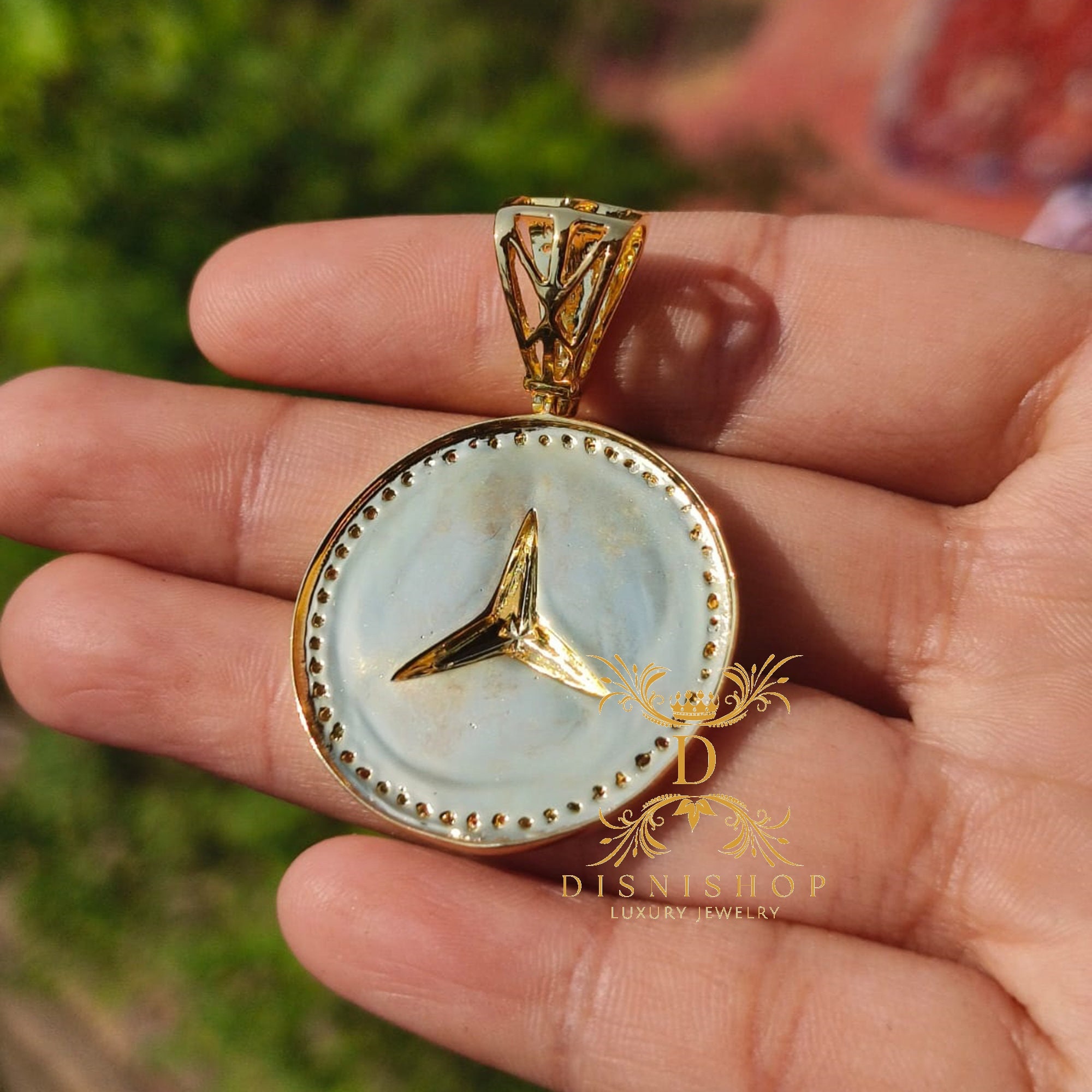 Mercedes Benz Logo Pendant - Etsy