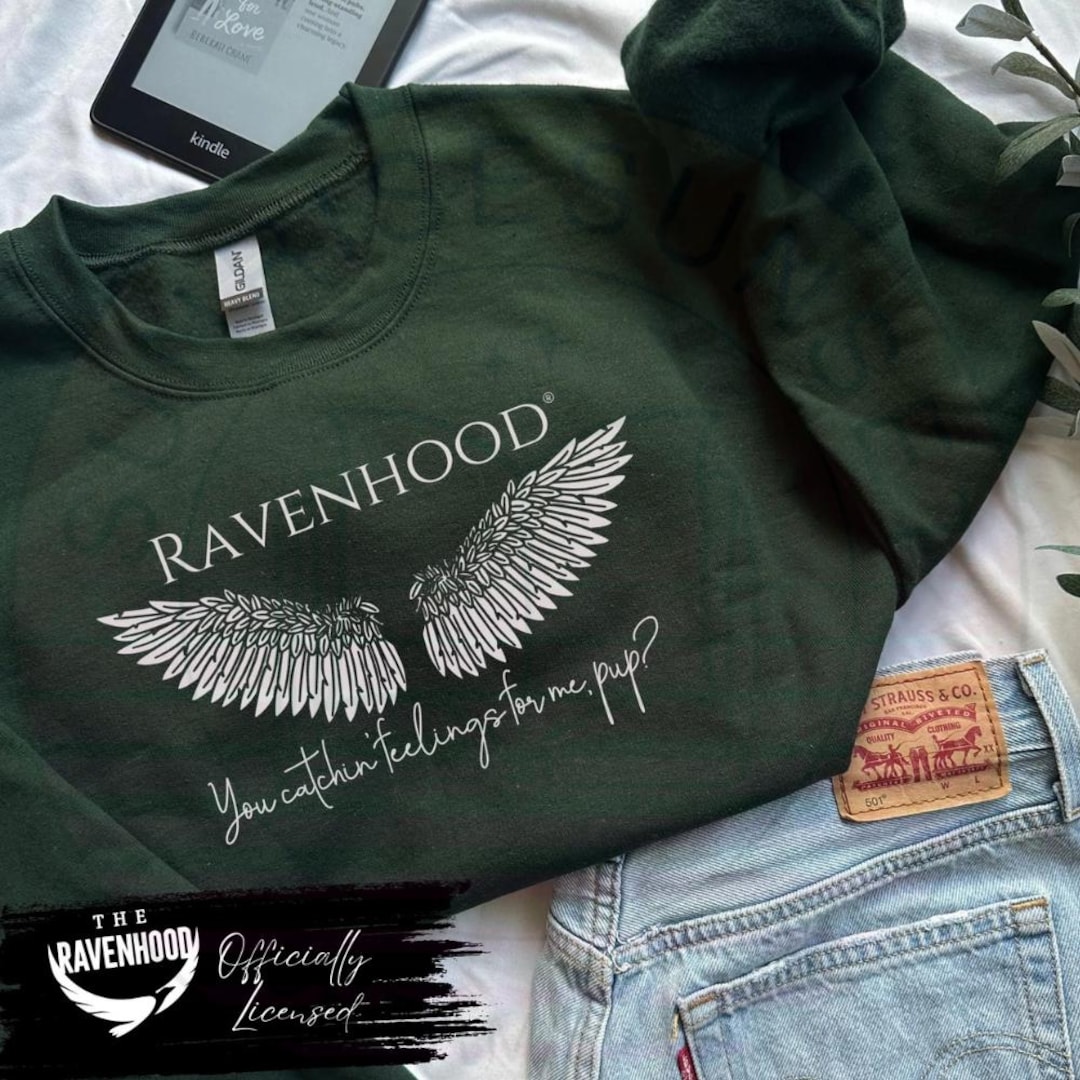 The Ravenhood Bookish Crewneck Sweatshirt, Book Lover Ravenhood Series ...