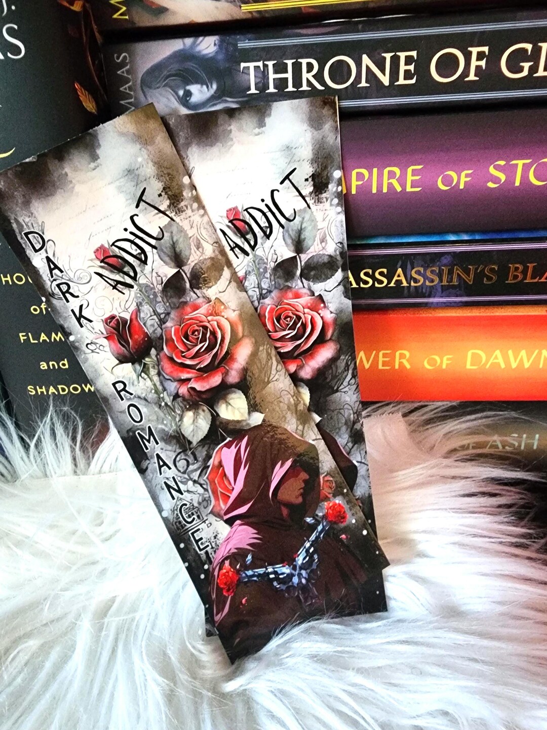 Dark Romance Addict Bookmarks, Large Bookmarks for Romance Readers ...
