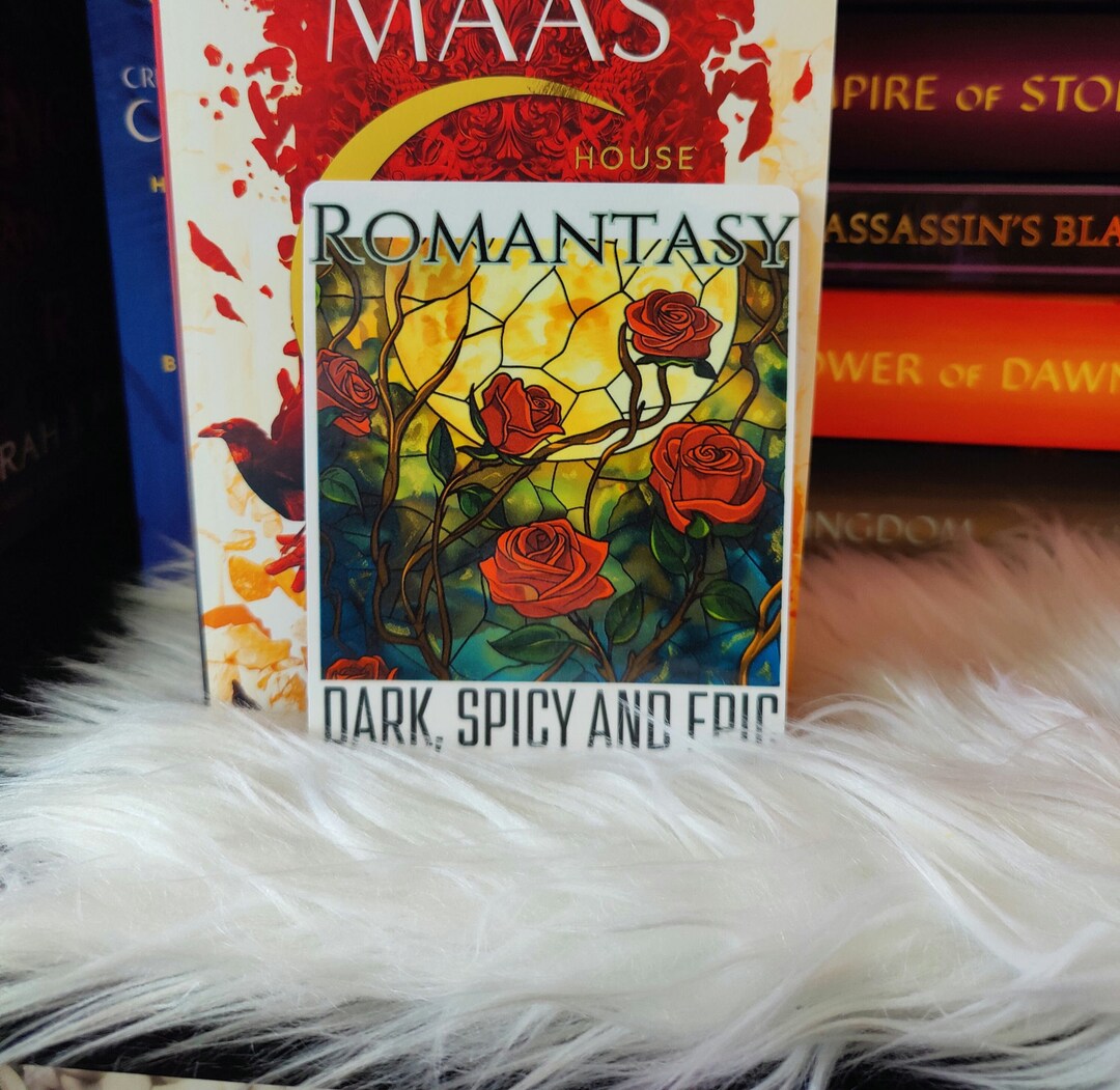Romantasy Reader, Large Laminated Bookmarks Book Lover Gifts for ...