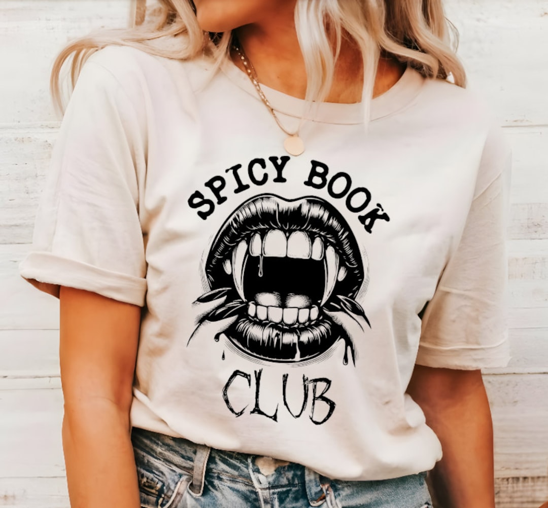 Spicy Book Club Shirts for Her, Book Lover, Bookish Gifts for Romance ...