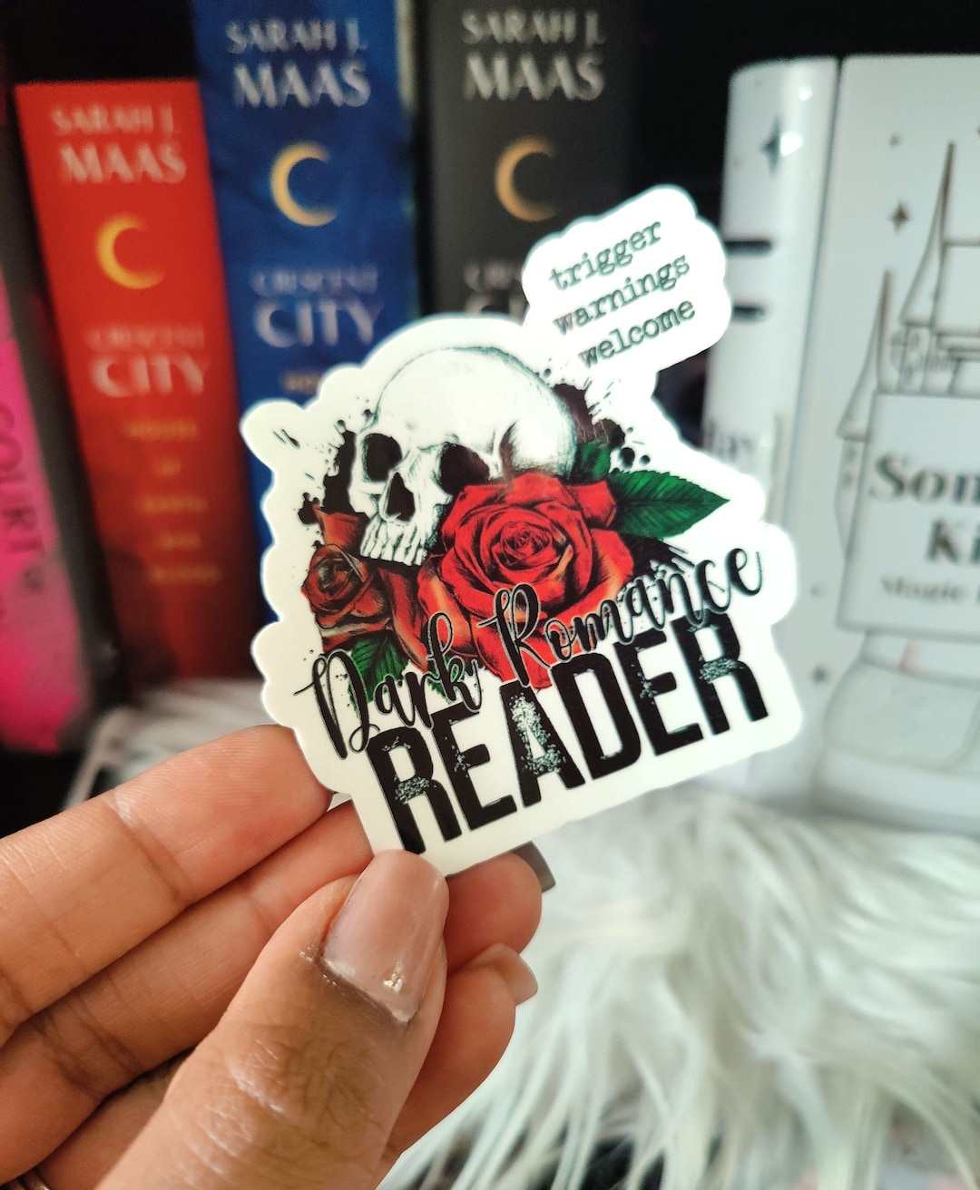 Dark Romance Stickers Trigger Warning Bookish Stickers for Book Lovers ...