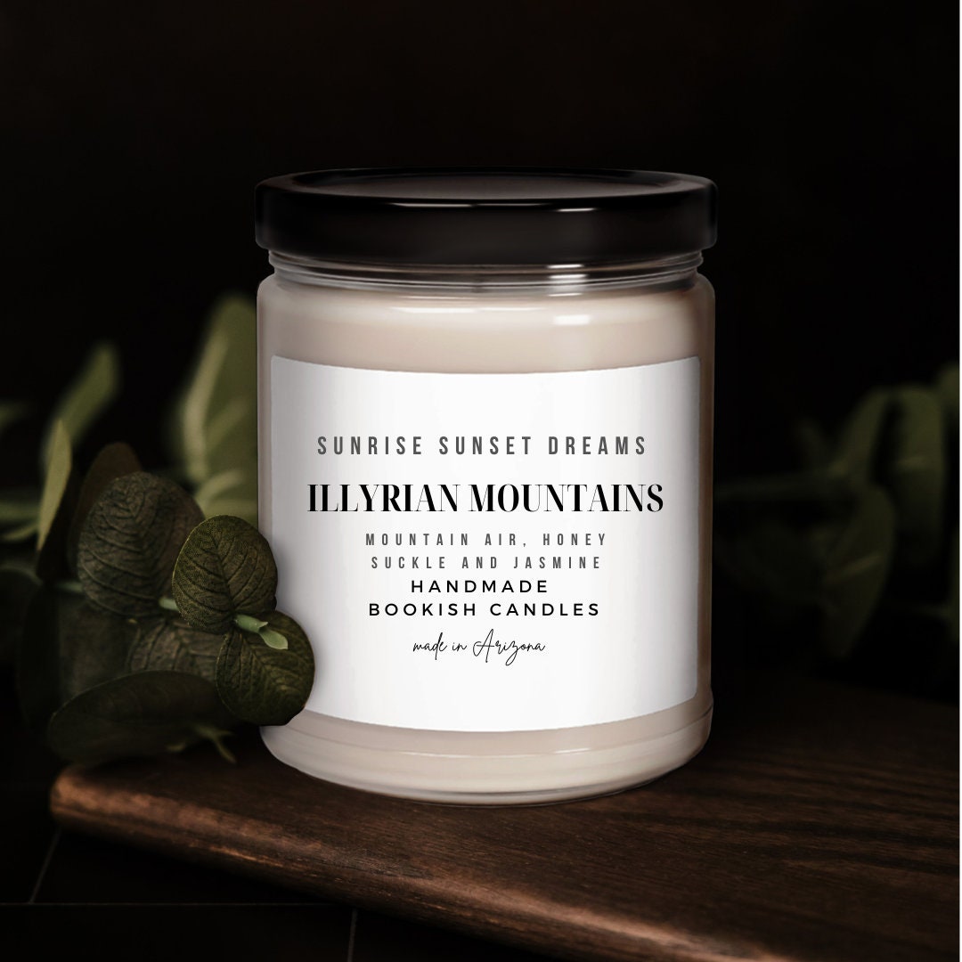 Illyrian Mountains Smut Candle, Romantasy Reader Scented Candle, Book ...