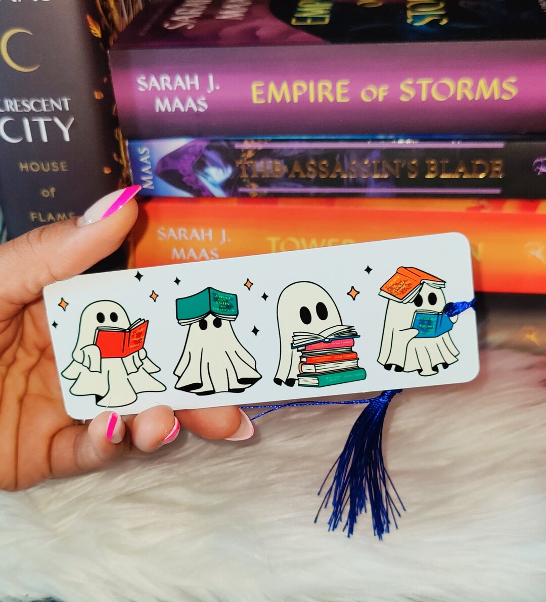 Halloween Bookish Custom Bookmarks for Avid Readers Romantasy Reader ...