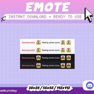 BOT Emote, Twitch Emote, Discord Emote, Youtube Emote, Streamer Emote ...