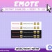 BOT Emote, Twitch Emote, Discord Emote, Youtube Emote, Streamer Emote ...