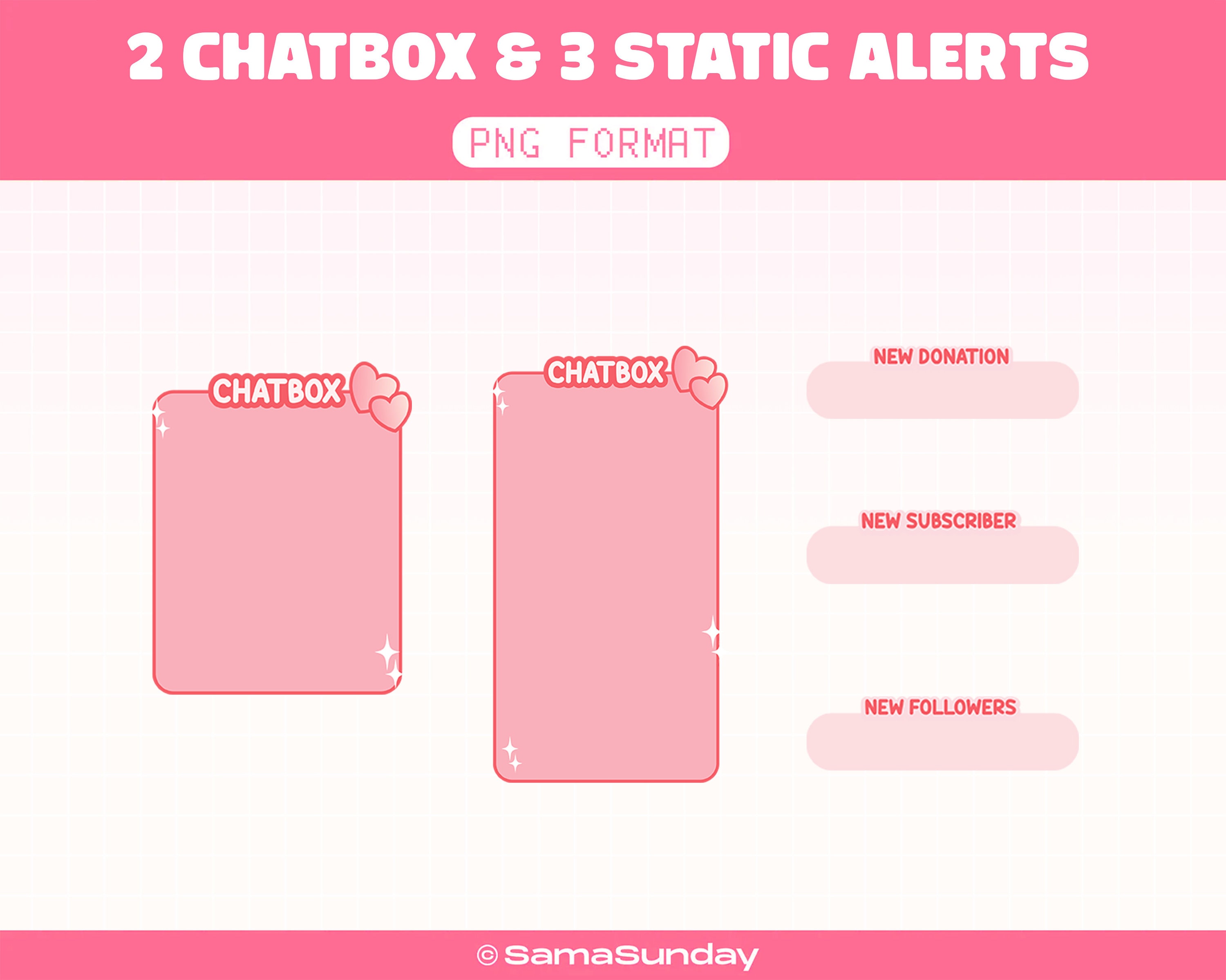 Softy Red Love Stream Overlay Package Twitch, Twitch Stream Package ...