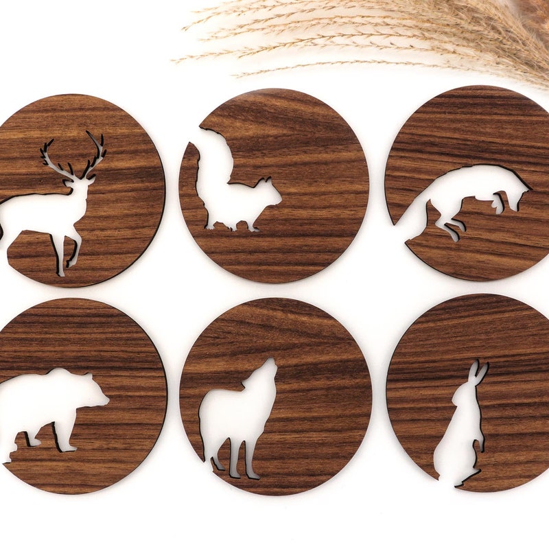 Animal Coaster - Etsy