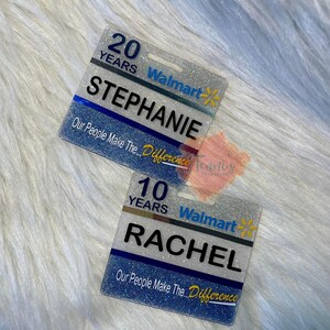 Walmart Name Badge - Etsy