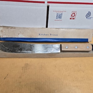 Vintage Lamson & Amp Mfg. Co. Butcher Knife - 10" Blade, Anchor Logo ...