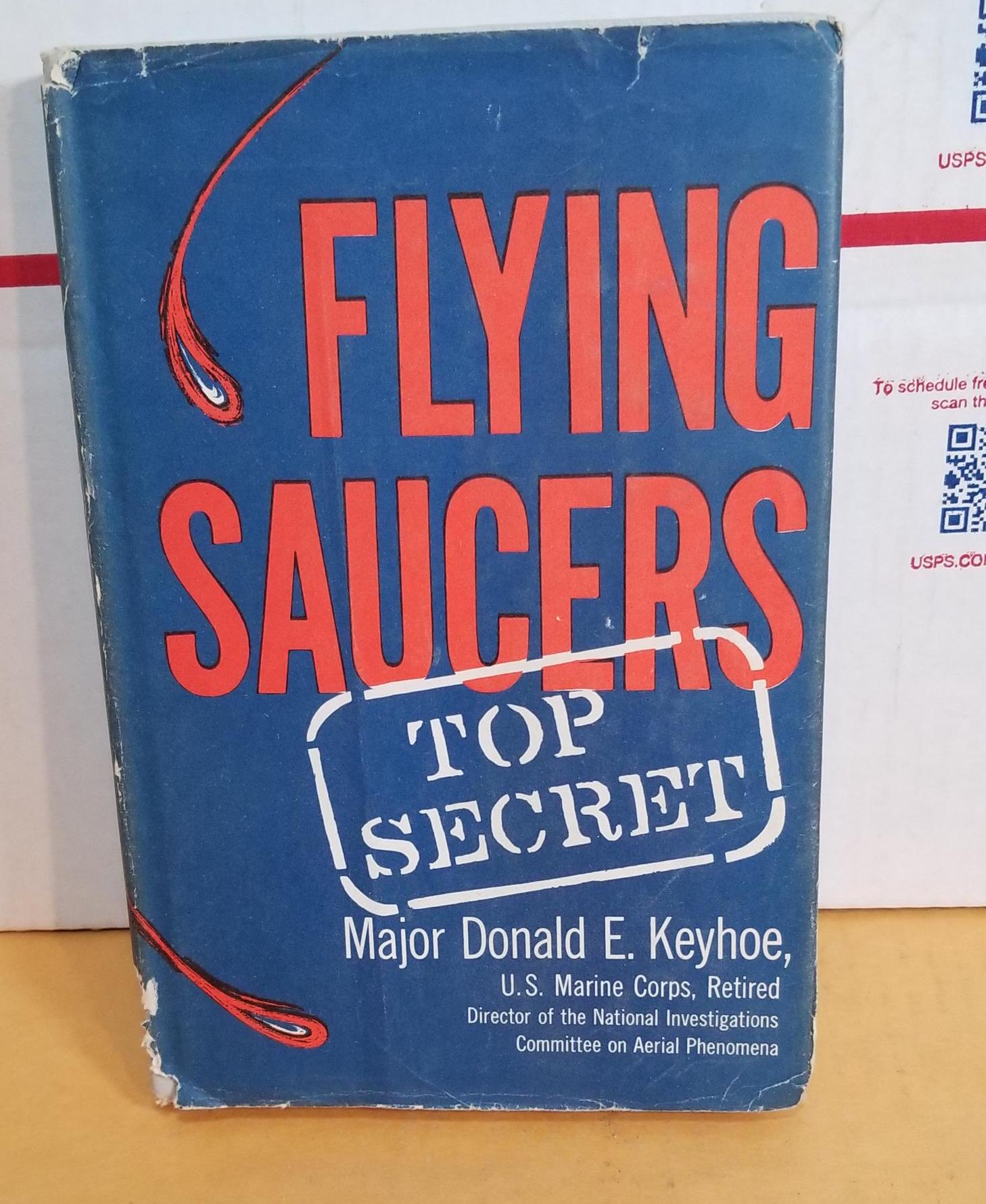Flying Saucers Top Secret by Donald Keyhoe HC/DJ First Edition 1960 - Etsy