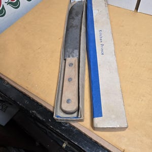 Vintage Lamson & Amp Mfg. Co. Butcher Knife - 10" Blade, Anchor Logo ...