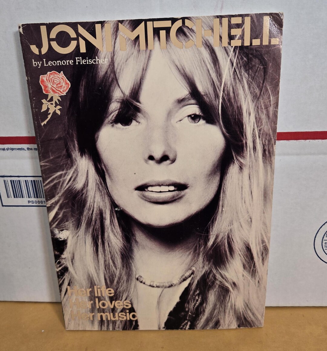 Joni Mitchell "her Life Her Loves Her Music" by Leonore Fleischer 1976 ...