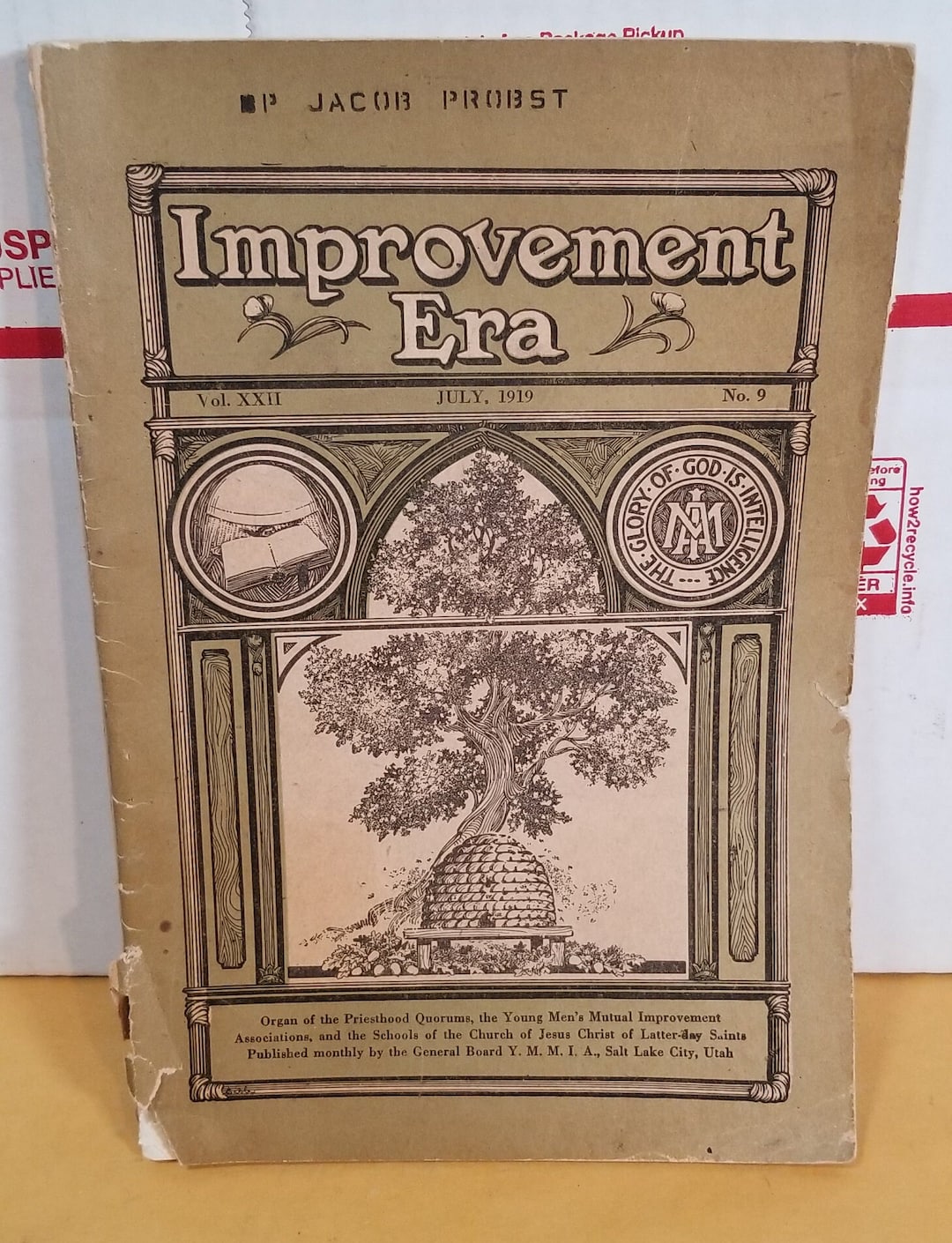 Vintage Original LDS Magazine July 1919 Piece of LDS Church History - Etsy