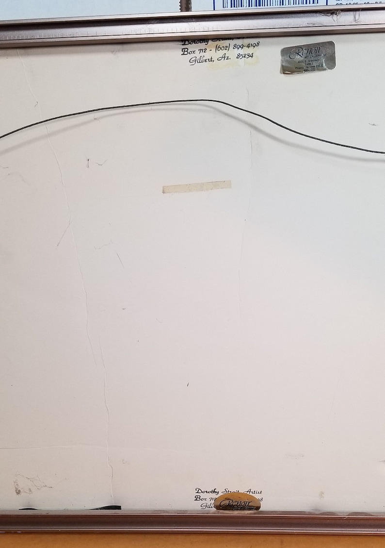 Dorothy May Strait 'cherokee Nation Artist' Framed Painting of Native ...