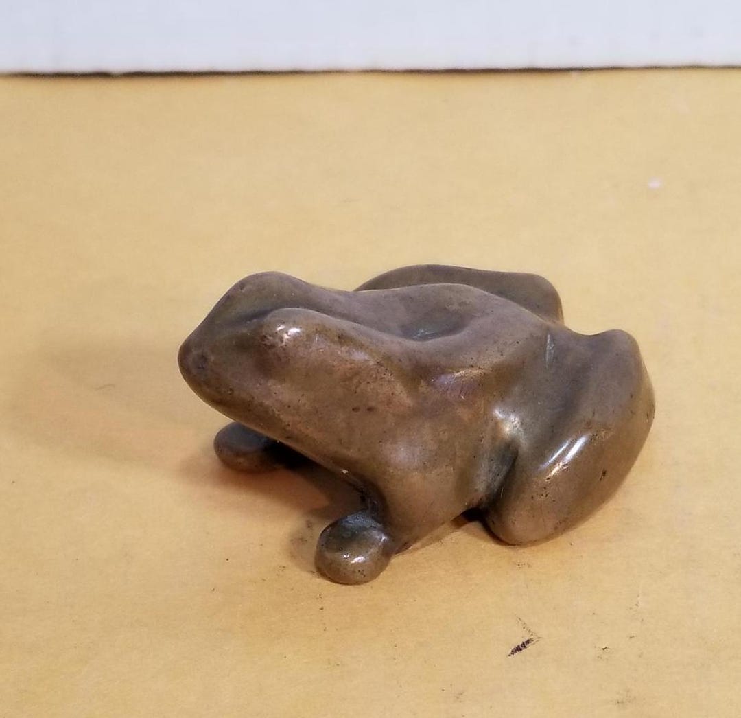 William Mckinley Funeral Train Souvenir- Small Bronze FROG Made From ...