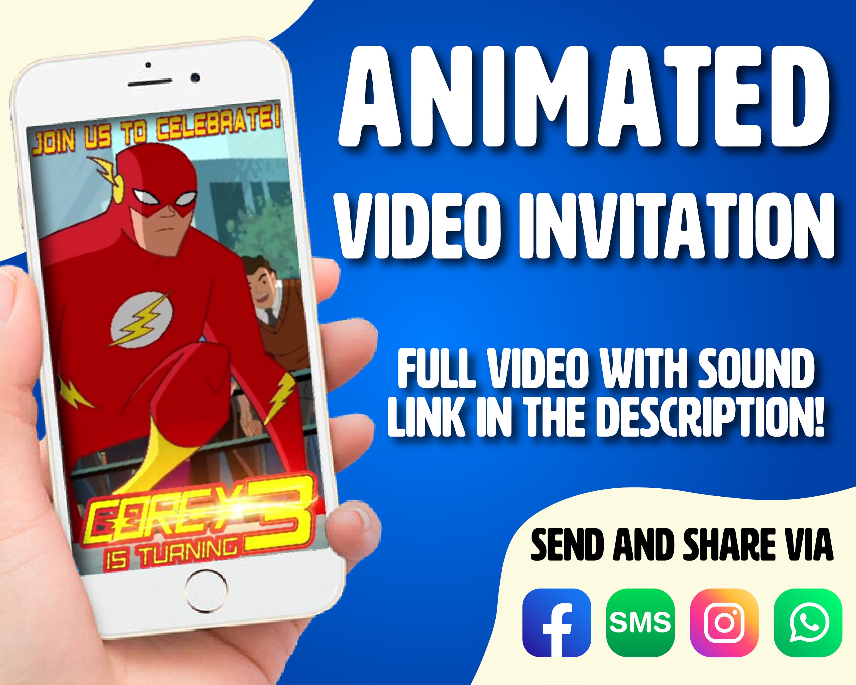 The Flash Invite, the Flash Party Invite, the Flash Invitation, Flash ...