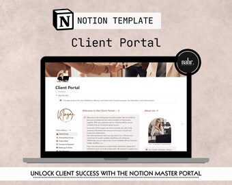 Notion Client Planner, Notion Template Client Portal, Notion Client Dashboard, Notion Client ...