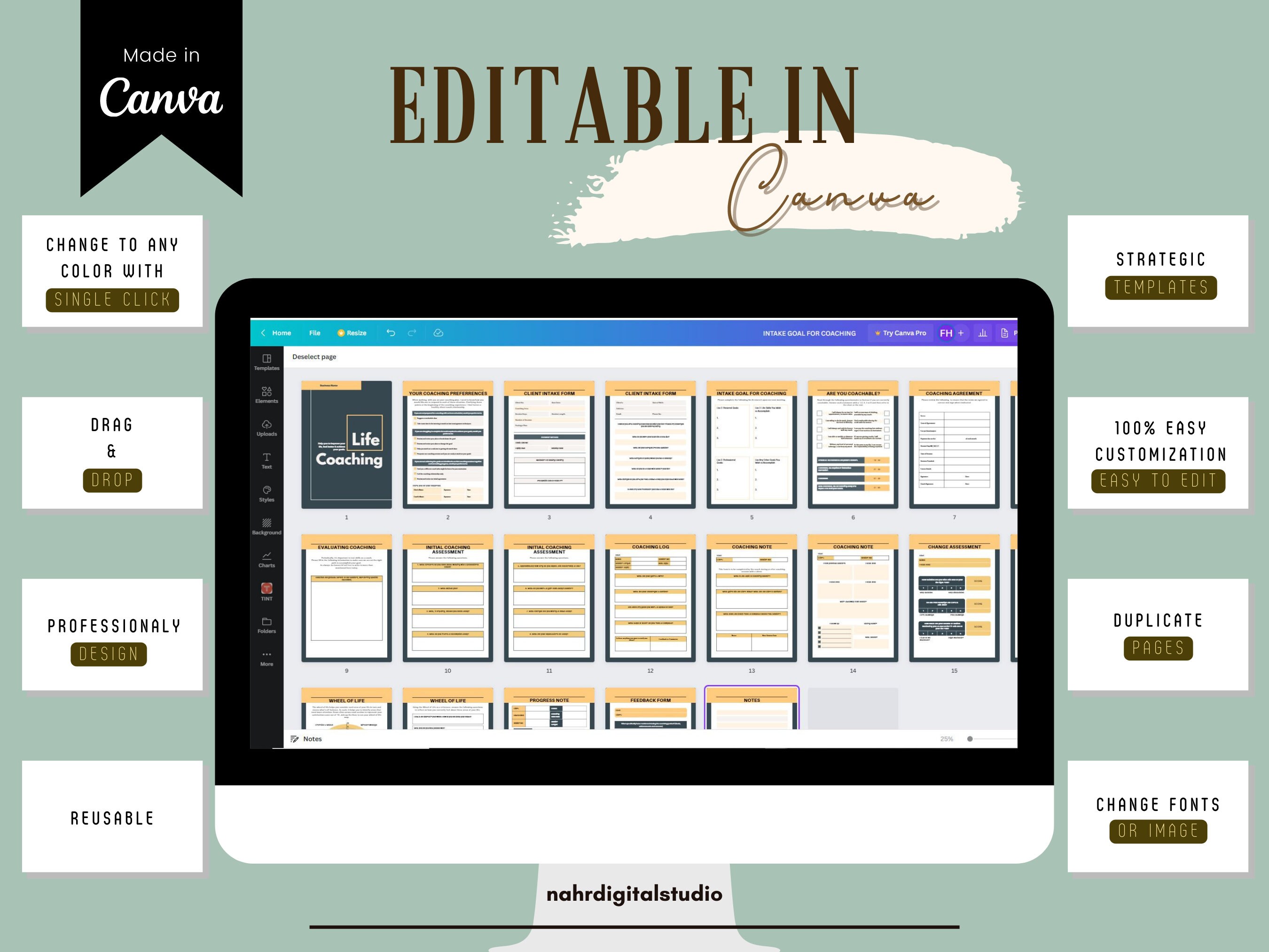 Done for You, Life Coaching Session, Client Session Notes, Coaching ...