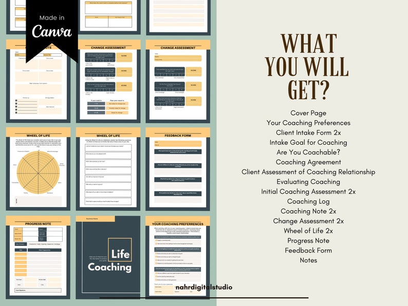 Done for You, Life Coaching Session, Client Session Notes, Coaching ...