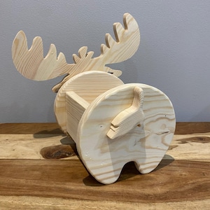 Woodworking Planter Box Plans: Easy Moose Scroll Saw Pattern | Unique ...