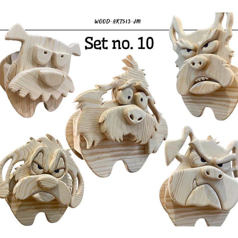 Animal Planter Templates - Etsy UK